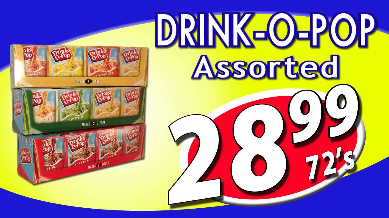 Drink o pop 28 99 72's - YouTube