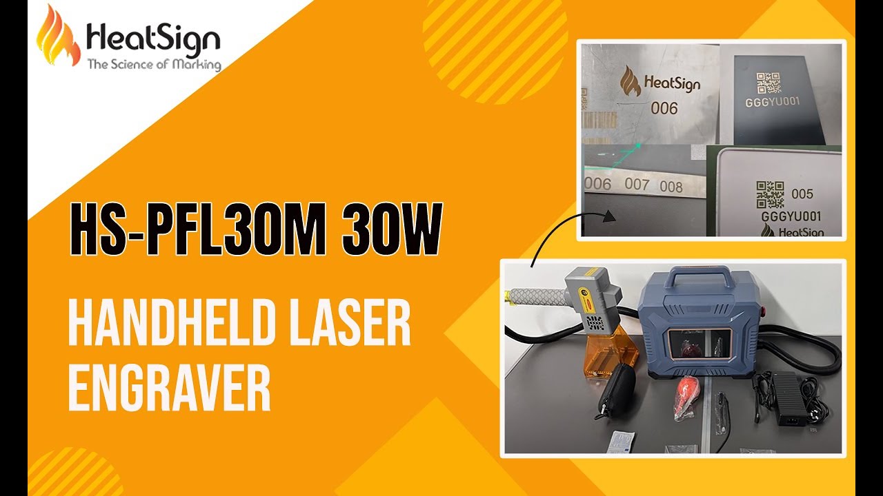 Precision on the Go with HS-PFL30M 30W Handheld Laser Engraver - YouTube