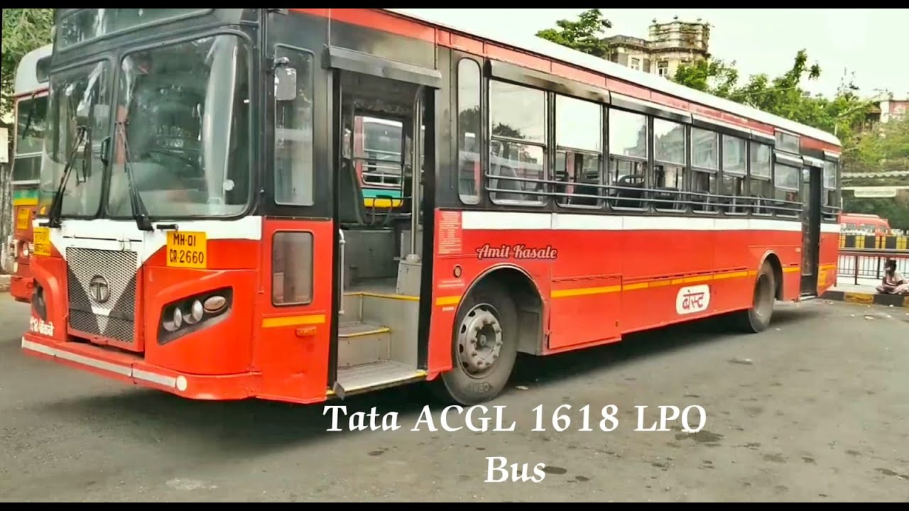 Buses | Tata ACGL 1618 LPO bus of BEST Mumbai | BEST Buses | Tata Bus ...