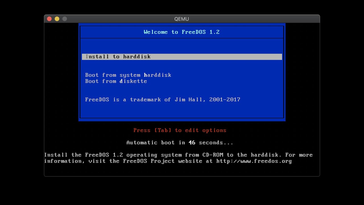 How to install FreeDOS - YouTube