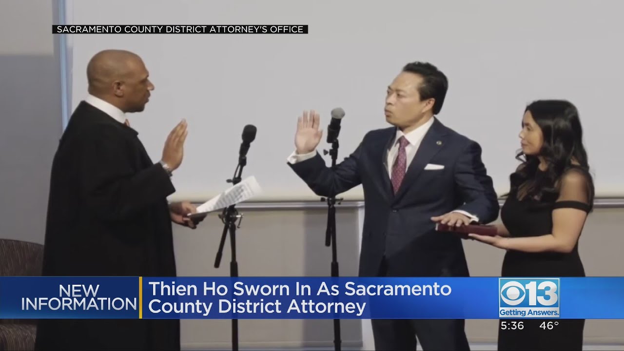 New Sacramento County district attorney sworn in Tuesday - YouTube