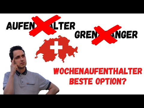 Warum du in der Schweiz Wochenaufenthalter werden musst.🚗Es kann die perfekte Option für dich sein!