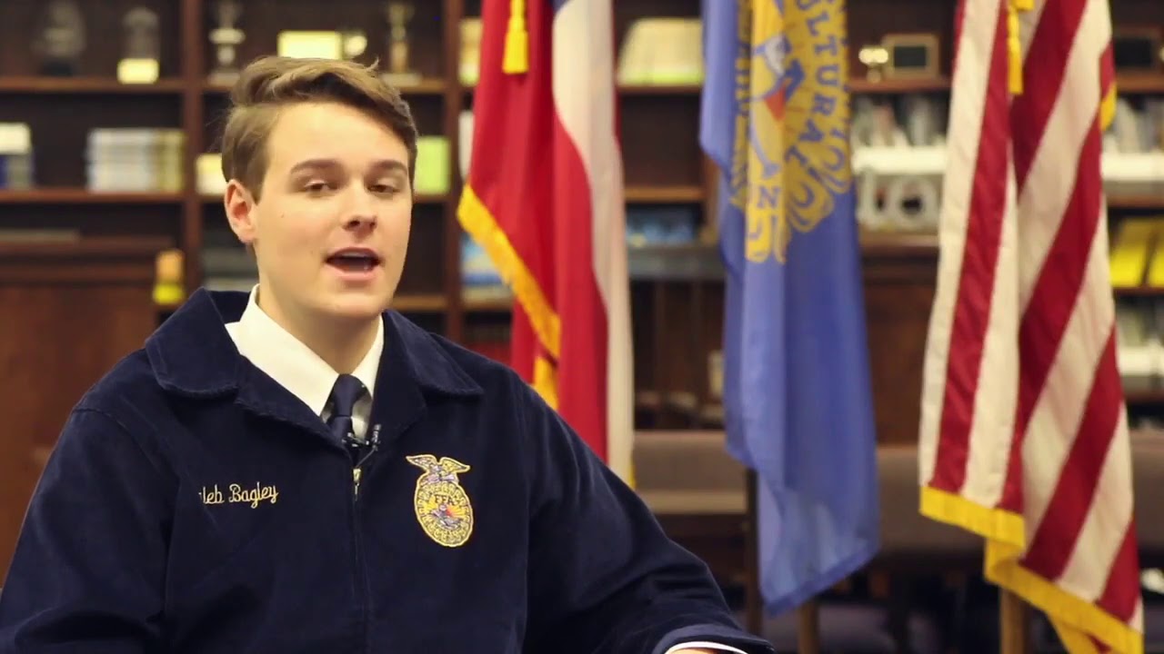 South Region FFA Quiz LDE Greetings - Caleb Bagley - YouTube