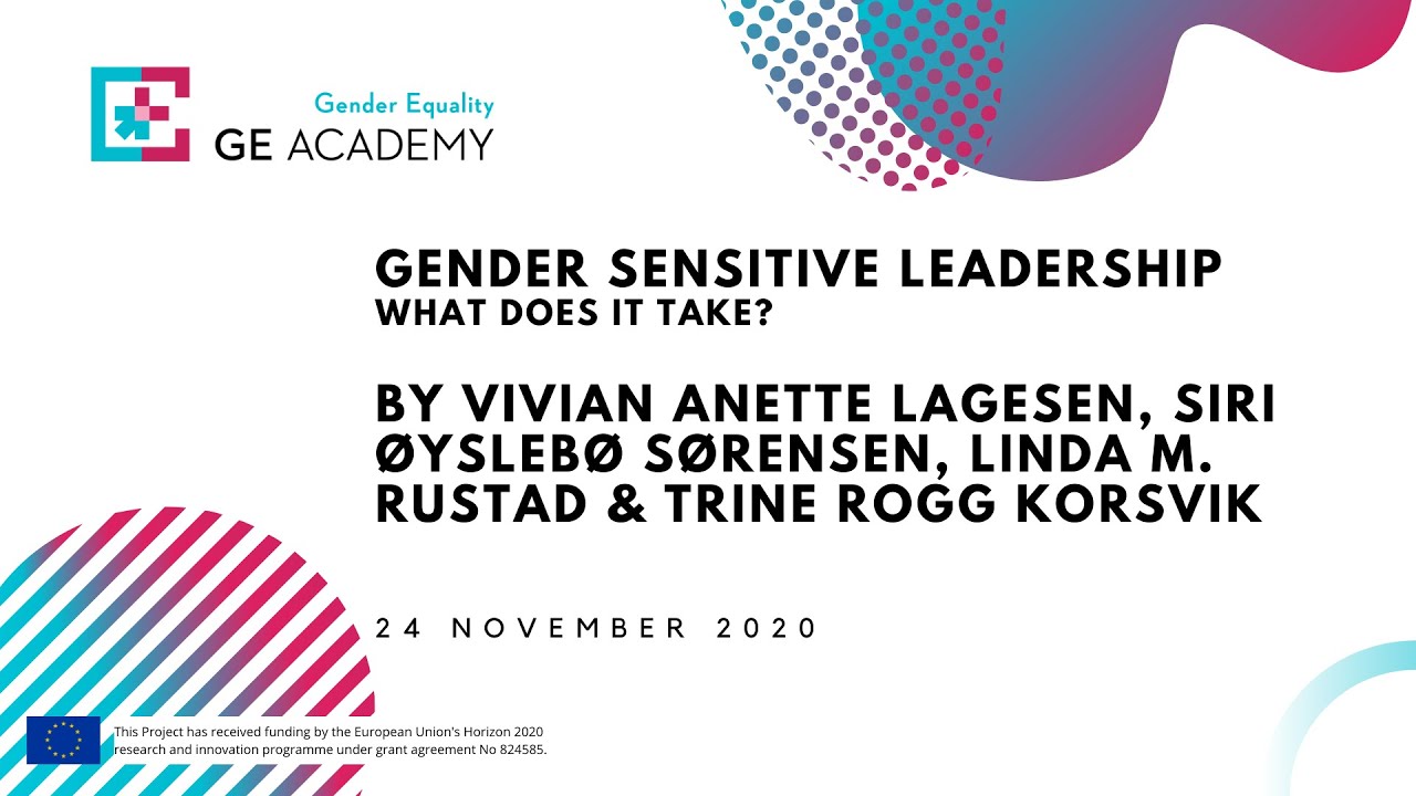 Gender-sensitive leadership: What does it take? - YouTube