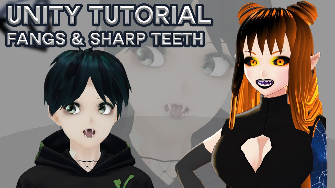 Unity Tutorial: Fangs & Sharp Teeth - YouTube