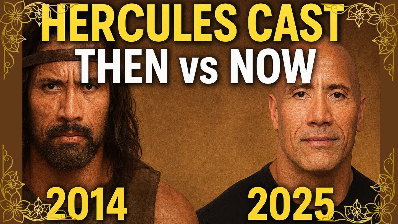 Dwayne Johnson’s Hercules Cast: Then vs Now 😲 - YouTube
