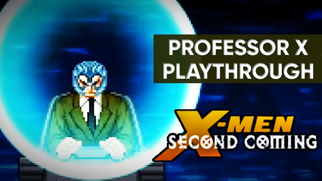 X-Men: Second Coming (Mugen) - PROFESSOR X Gameplay Playthrough - YouTube