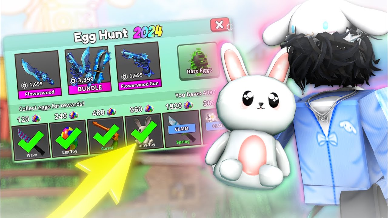 I GOT ALL EASTER MM2 UPDATE ITEMS!! (Murder Mystery 2) - YouTube