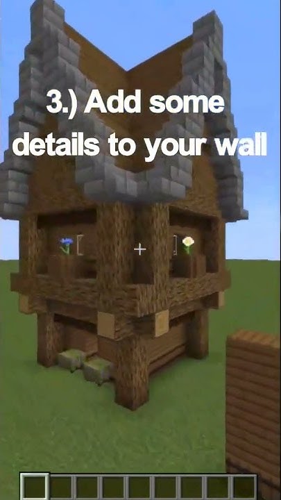 Minecraft Building Tips for Beginners 🏘️ #shorts - YouTube