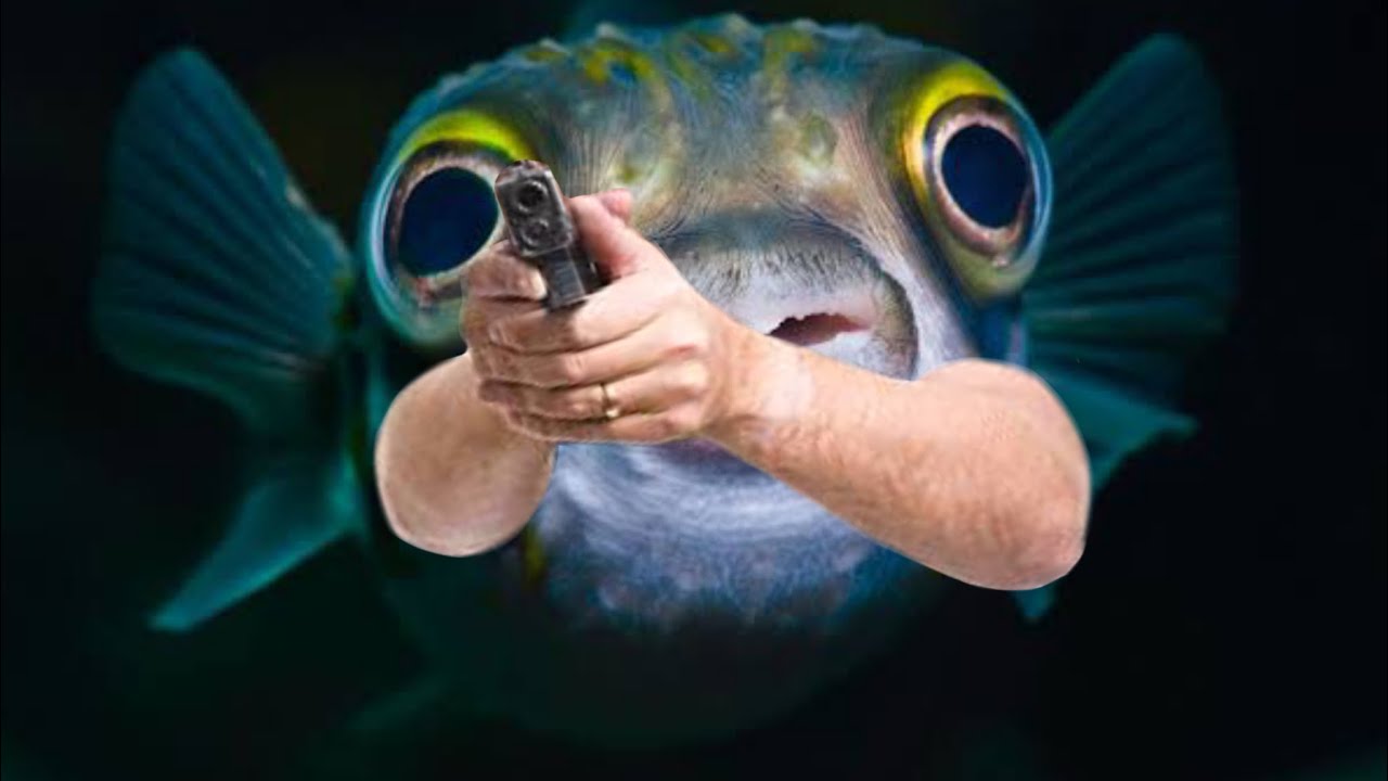 How to Edit Guns onto Fish - YouTube