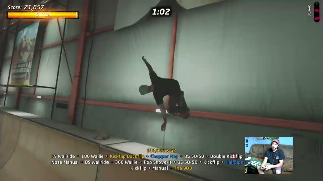 60 million points Combo in Hangar thps 1+2 new PB - YouTube