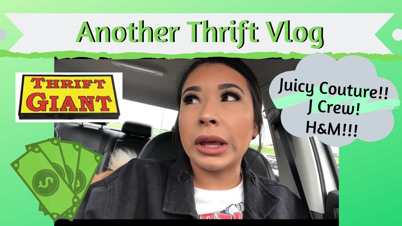 Another Thrift Vlog | Juicy Couture | H&M | JCrew - YouTube