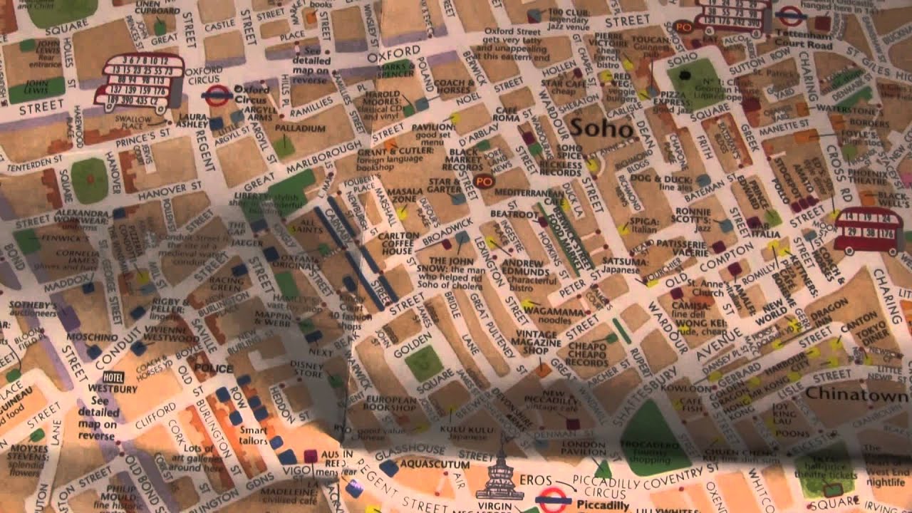 Exploring London with Collins Maps and Atlases - YouTube