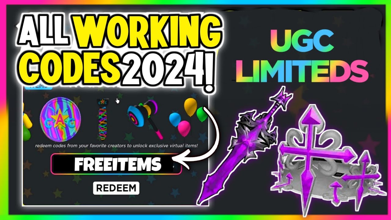 *NEWEST* UGC LIMITED CODES IN MAY 2024 - CODES FOR ROBLOX UGC LIMITED ...
