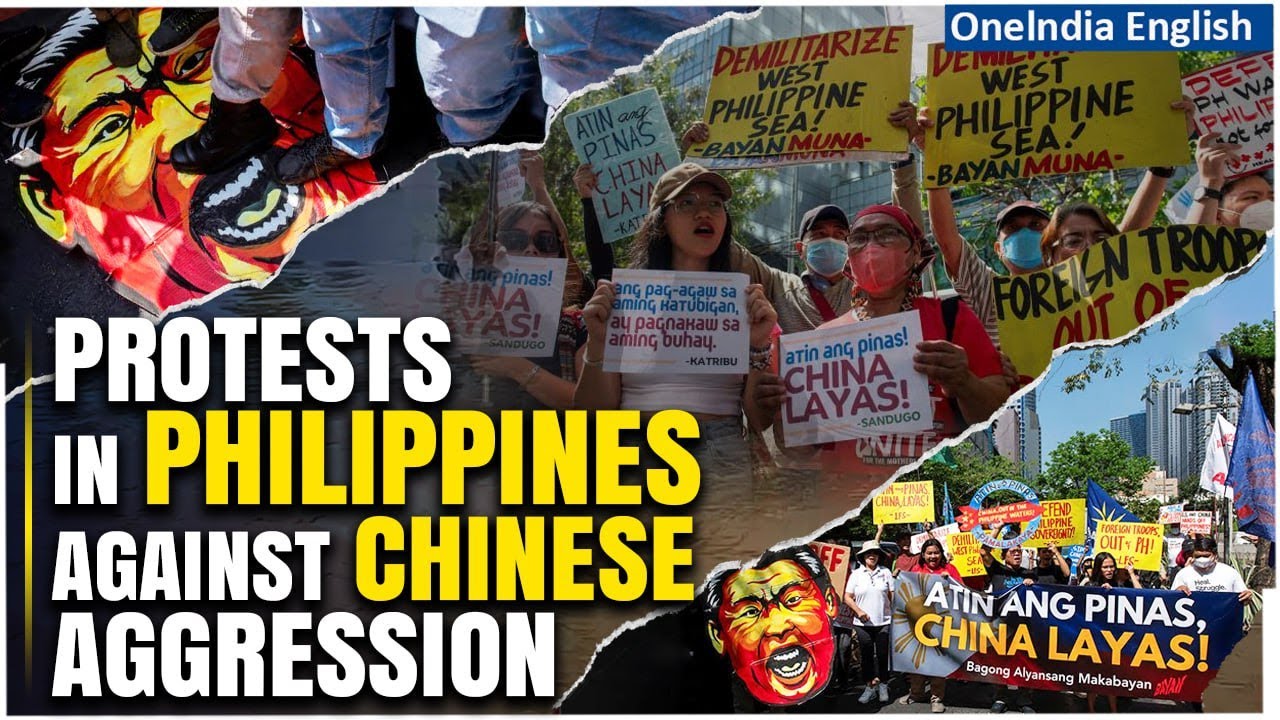 Philippine protesters trample on Xi effigy, condemn China’s maritime ...