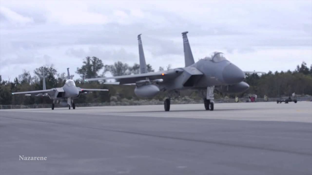 F-15s of 125th Fighter Wing National Guard - YouTube