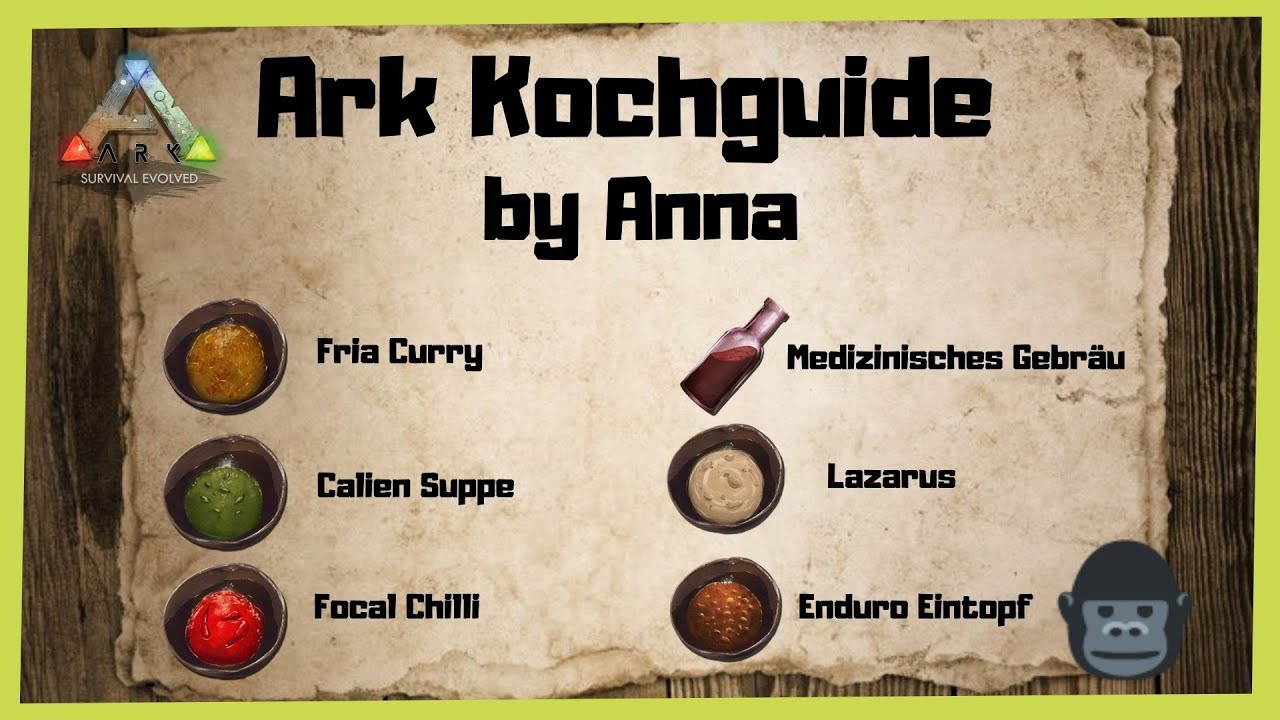 ARK‬: Survival Evolved 🍽Suppengerichte🍽 [INFO/ GUIDE/Deutsch, #Kochen ...