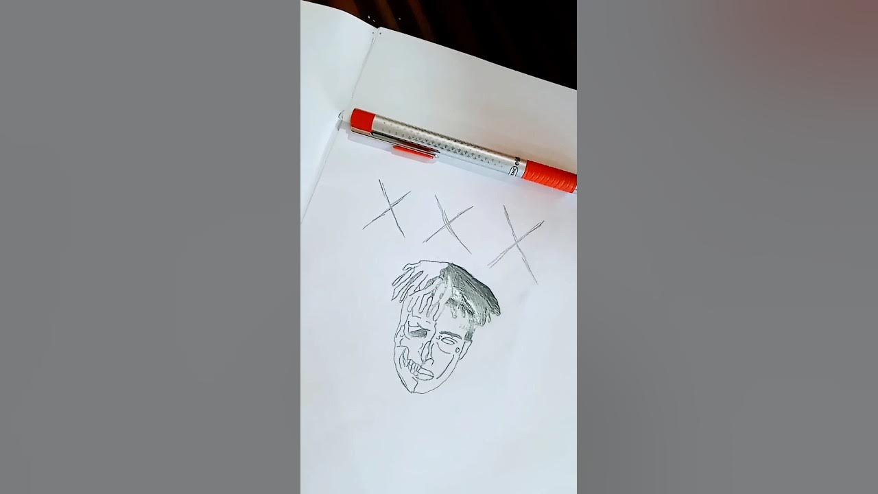 Xxx Tentacion Face Drawing Youtube
