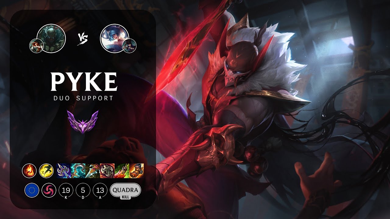 Pyke Support vs Sona - EUW Master Patch 12.23 - YouTube