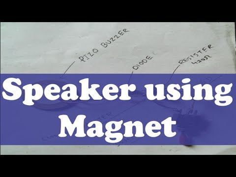 How to Make a Speaker using Magnet - YouTube