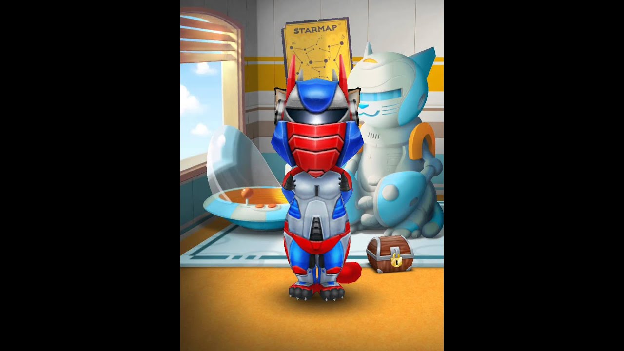 [My Talking Tom] Power rangers cat megaforce. - YouTube