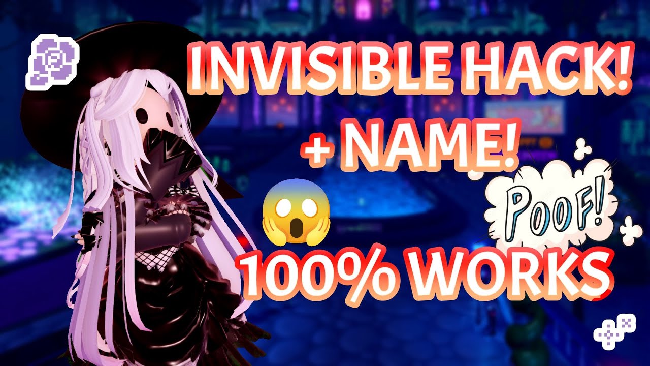 *INVISIBLE NAME* + HOW TO BE INVISIBLE Royale high 2023 TUTORIAL - YouTube