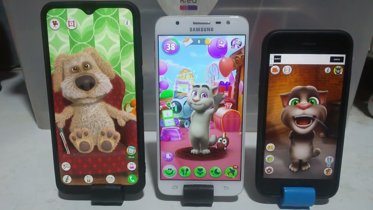 Talking Ben Echo VS My Talking Tom 2 Echo VS Talking Tom Echo 725 - YouTube