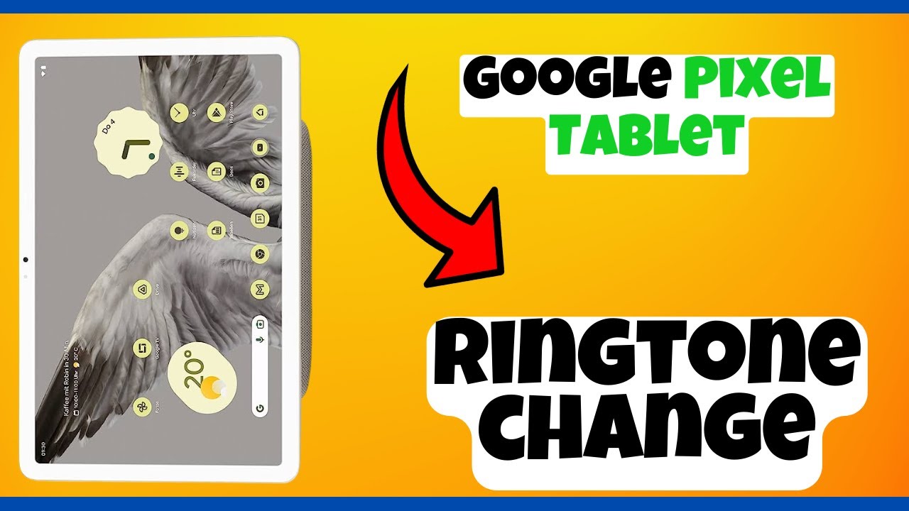 Ringtone change Google Pixel Tablet || How to change ringtone ...