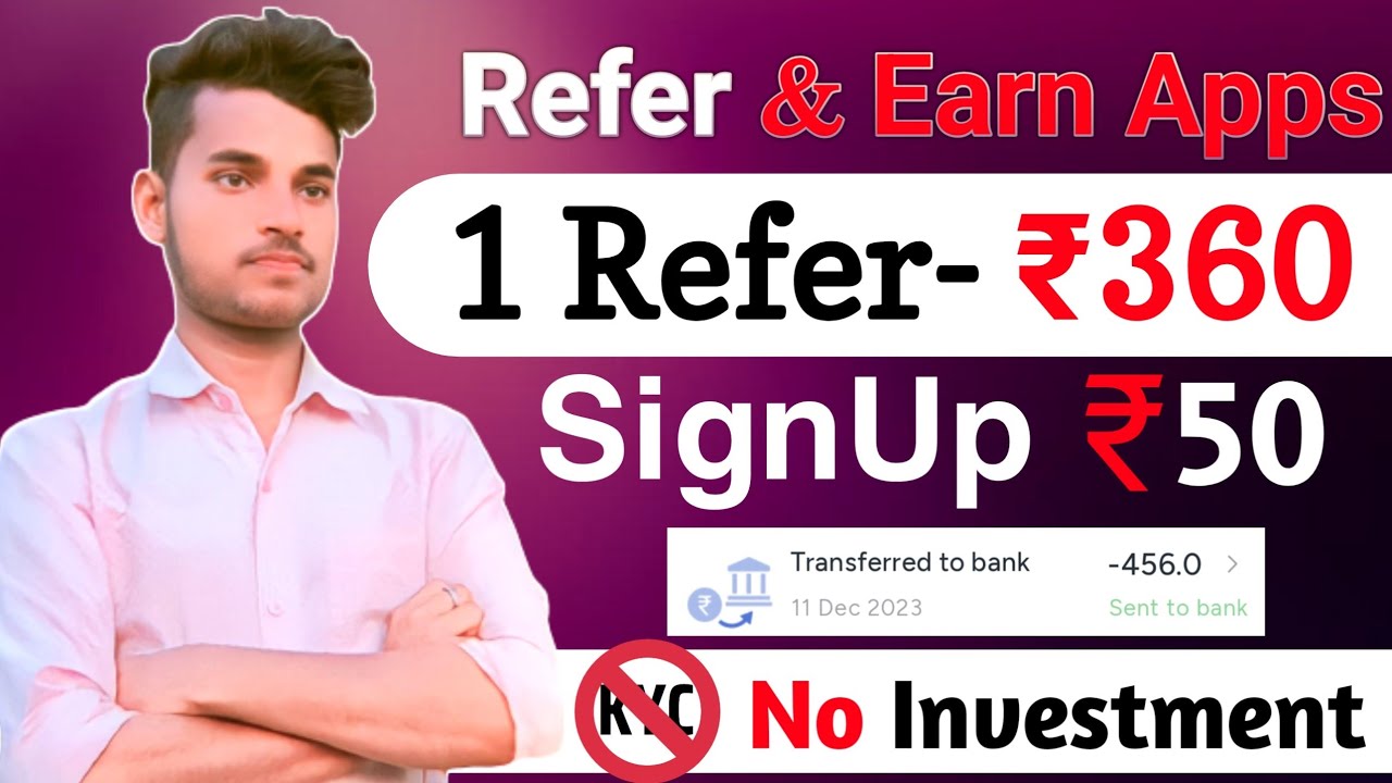 Refer And Earn App || New Earning App || Refer And Earn App 2024 ...