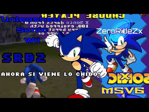 [#SRB2] Unleashed Sonic Wii Y X Modern Sonic (Fast Review) - YouTube