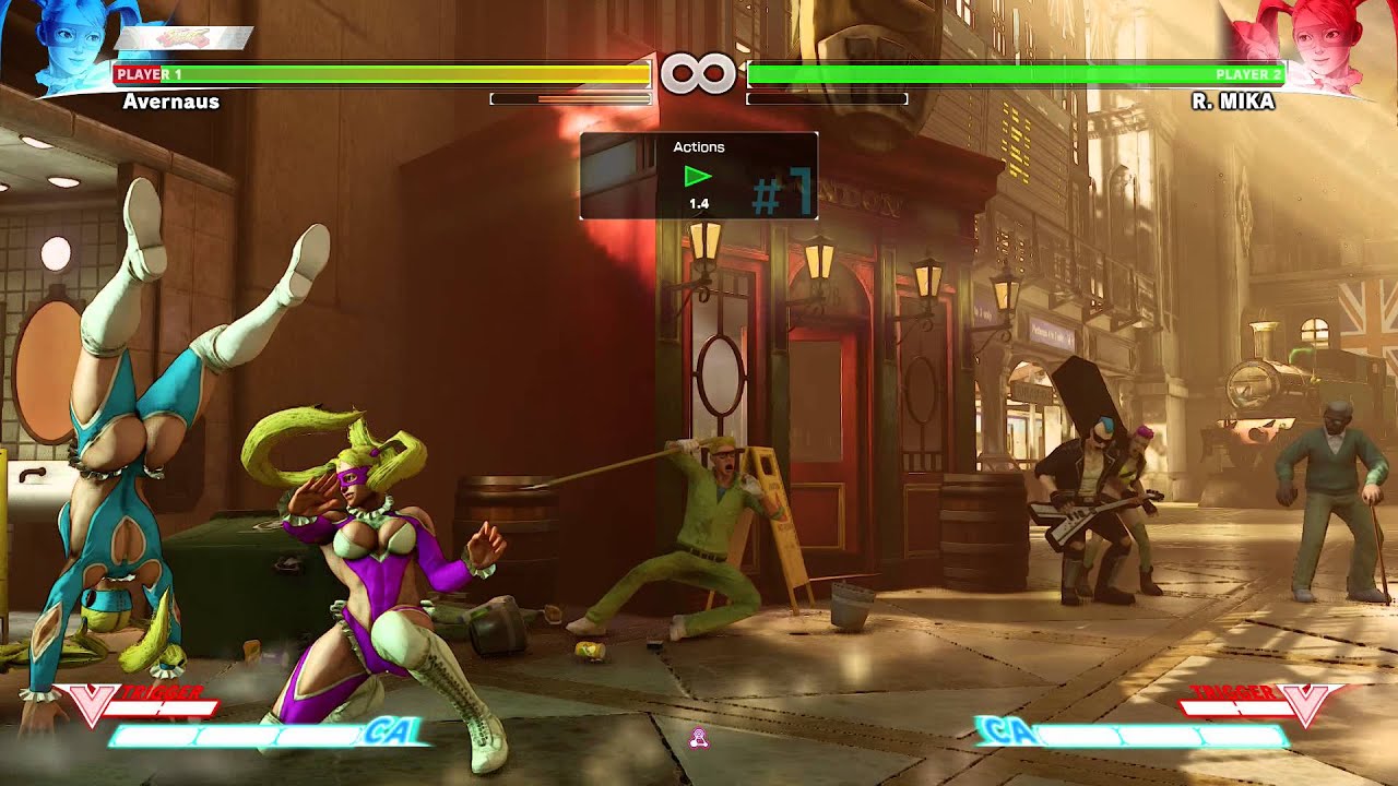 SFV R.mika option select - YouTube