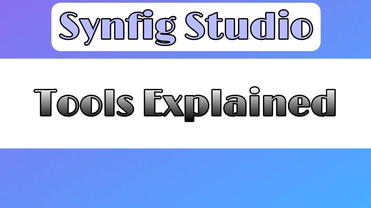 Synfig Studio All Tools Explained - YouTube