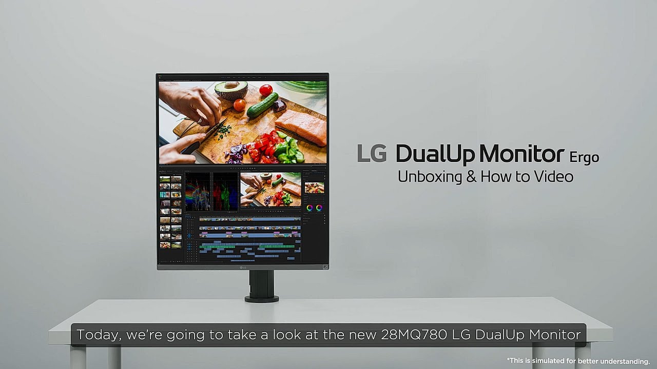 LG Dualup Monitor 28MQ780 Unboxing - YouTube