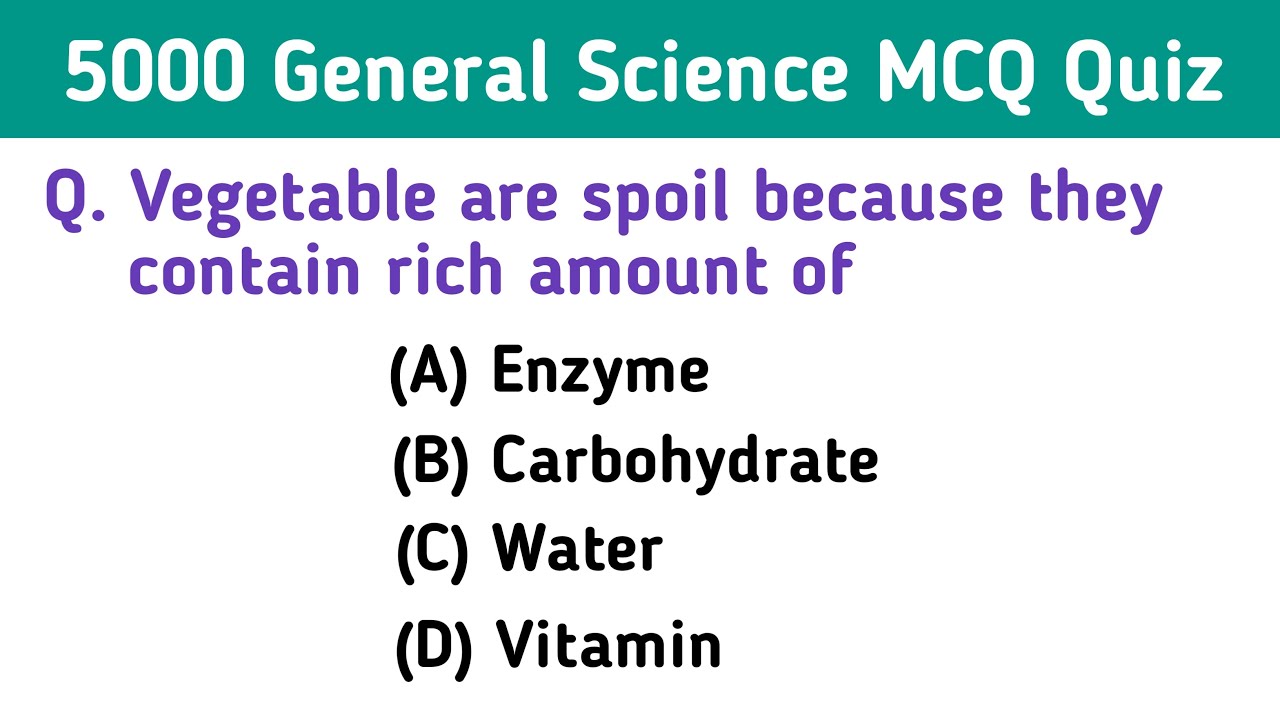 IMPORTANT 30 GENERAL SCIENCE MCQs (Set 60) For All Competitive Exams ...