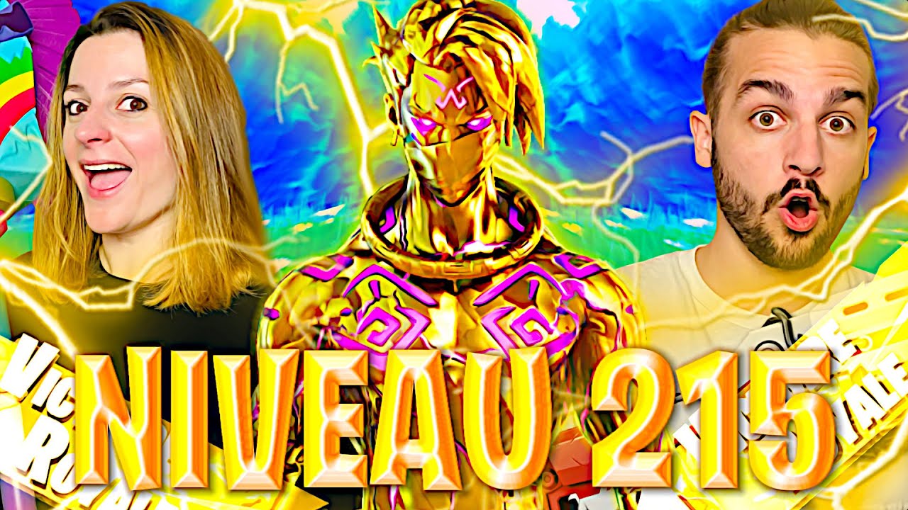 GUILLAUME DEBLOQUE LE SKIN RAZ EN OR GOLD NIVEAU 215 ! FORTNITE DUO ...
