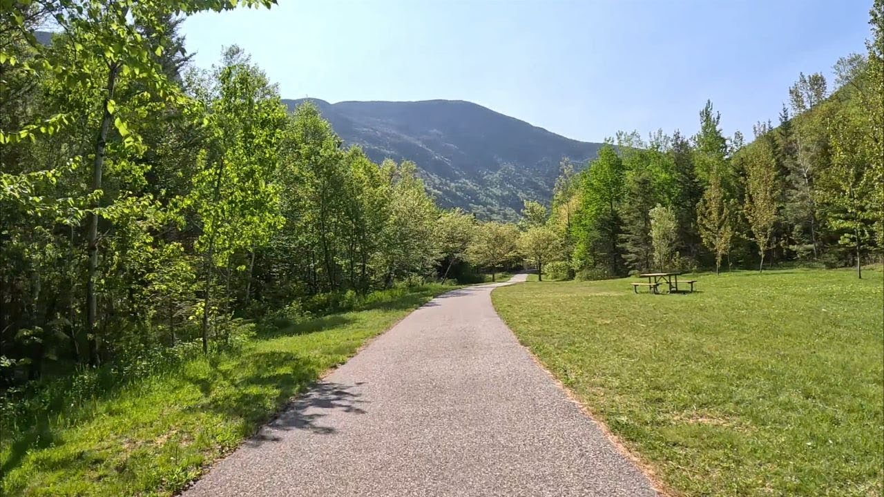 Franconia Notch Bike Path - Part I - YouTube