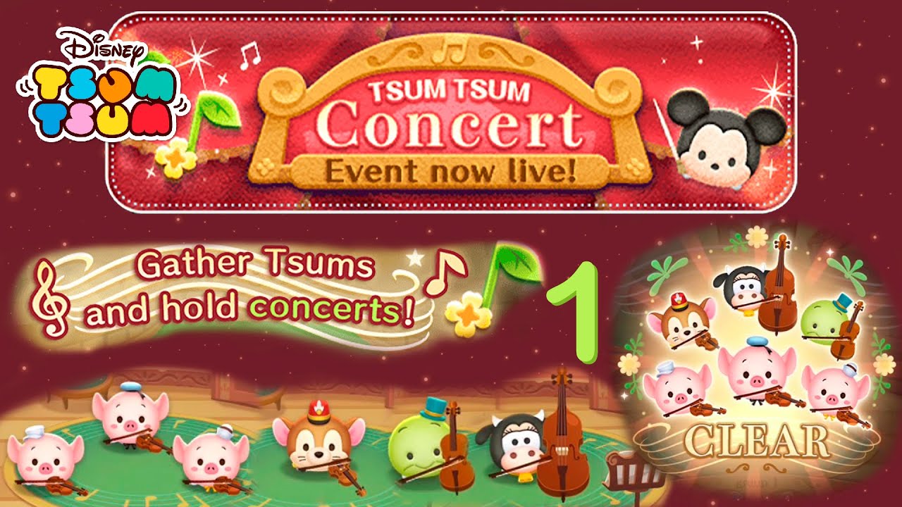 Event Disney "Tsum Tsum Concert"🎵 Part 1 | My Magical World - YouTube