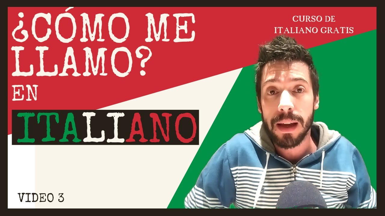 CURSO DE ITALIANO BÁSICO PARA PRINCIPIANTES - COMO PRESENTARSE EN ...