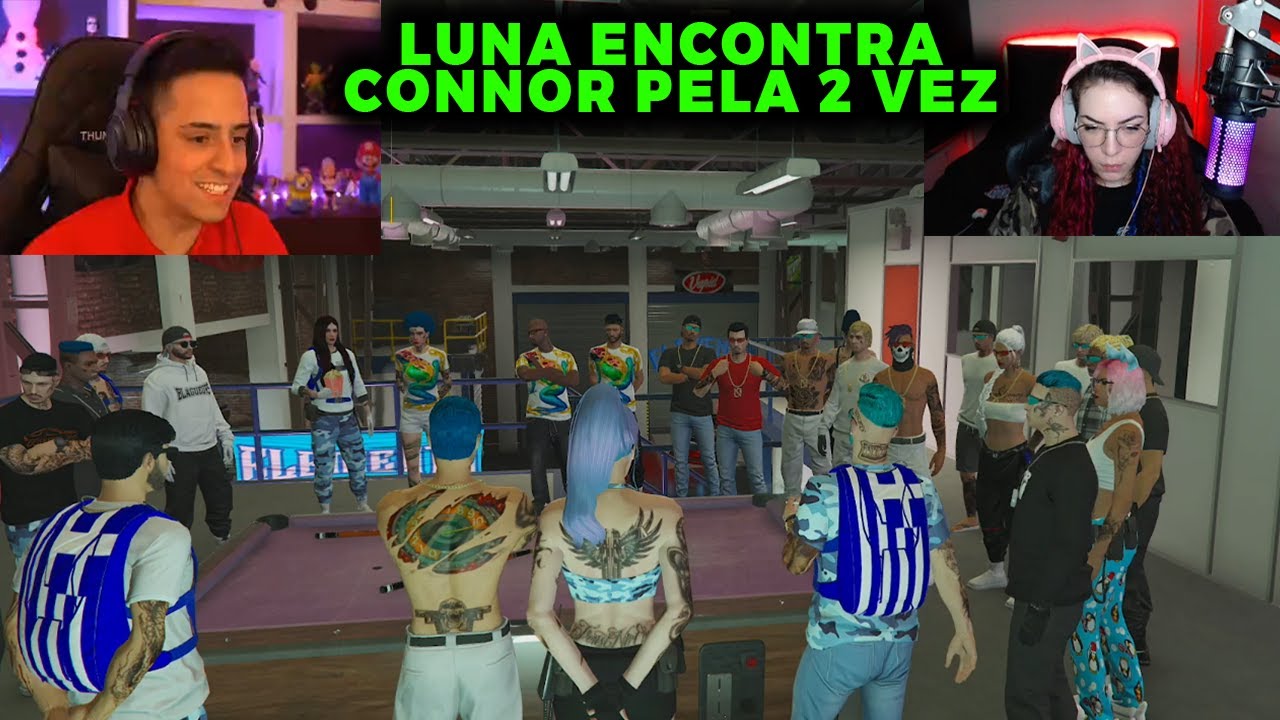 LUNA ENCONTRA CONNOR PELA 2 VEZ GTA RP - YouTube