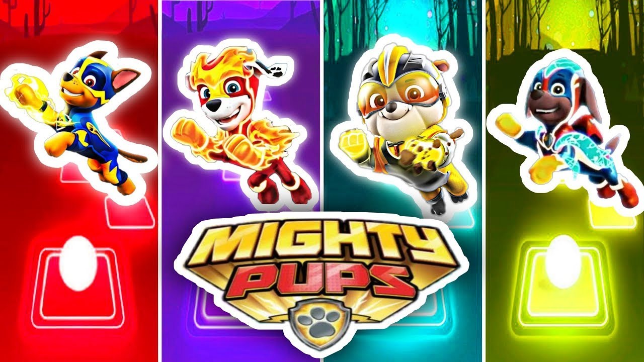Super Mighty Pups Paw Patrol Team Chase - YouTube