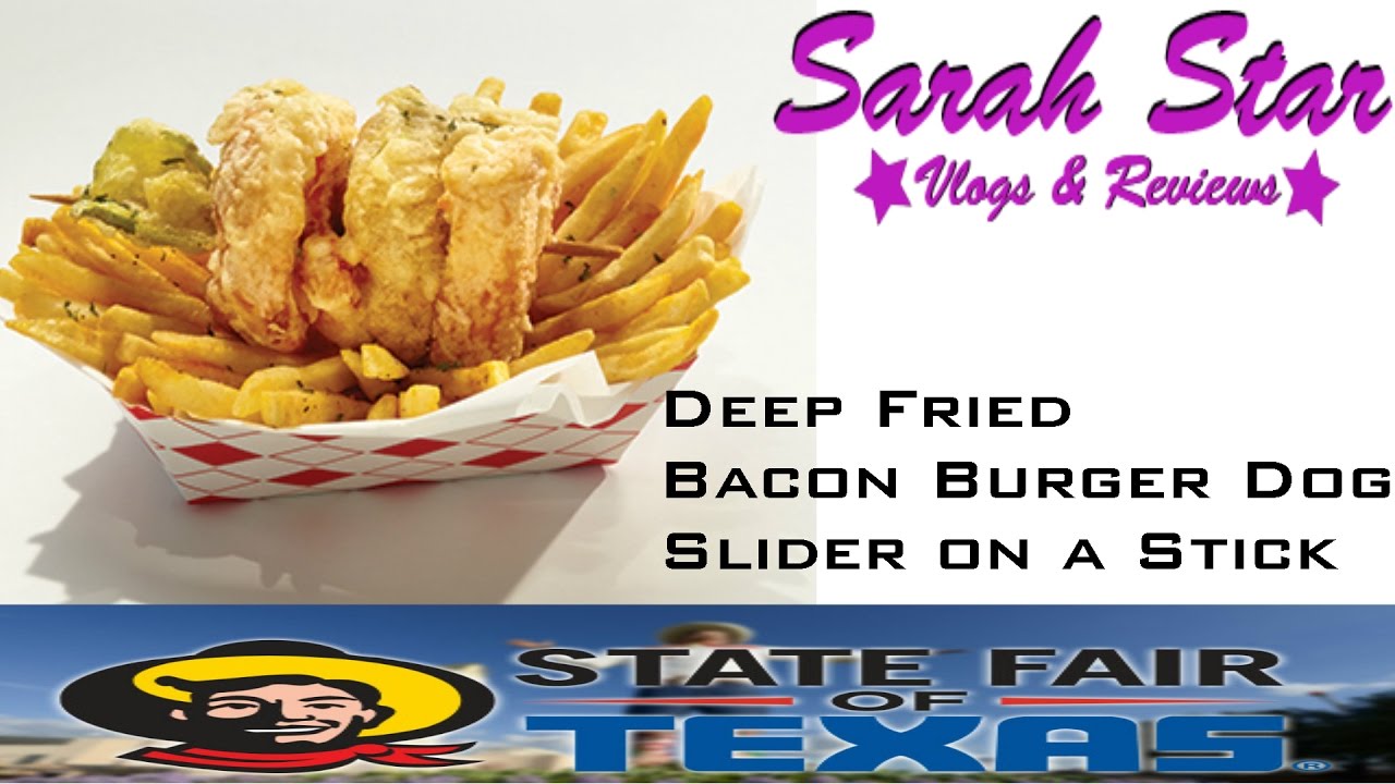 State Fair of Texas Deep Fried Slider - YouTube