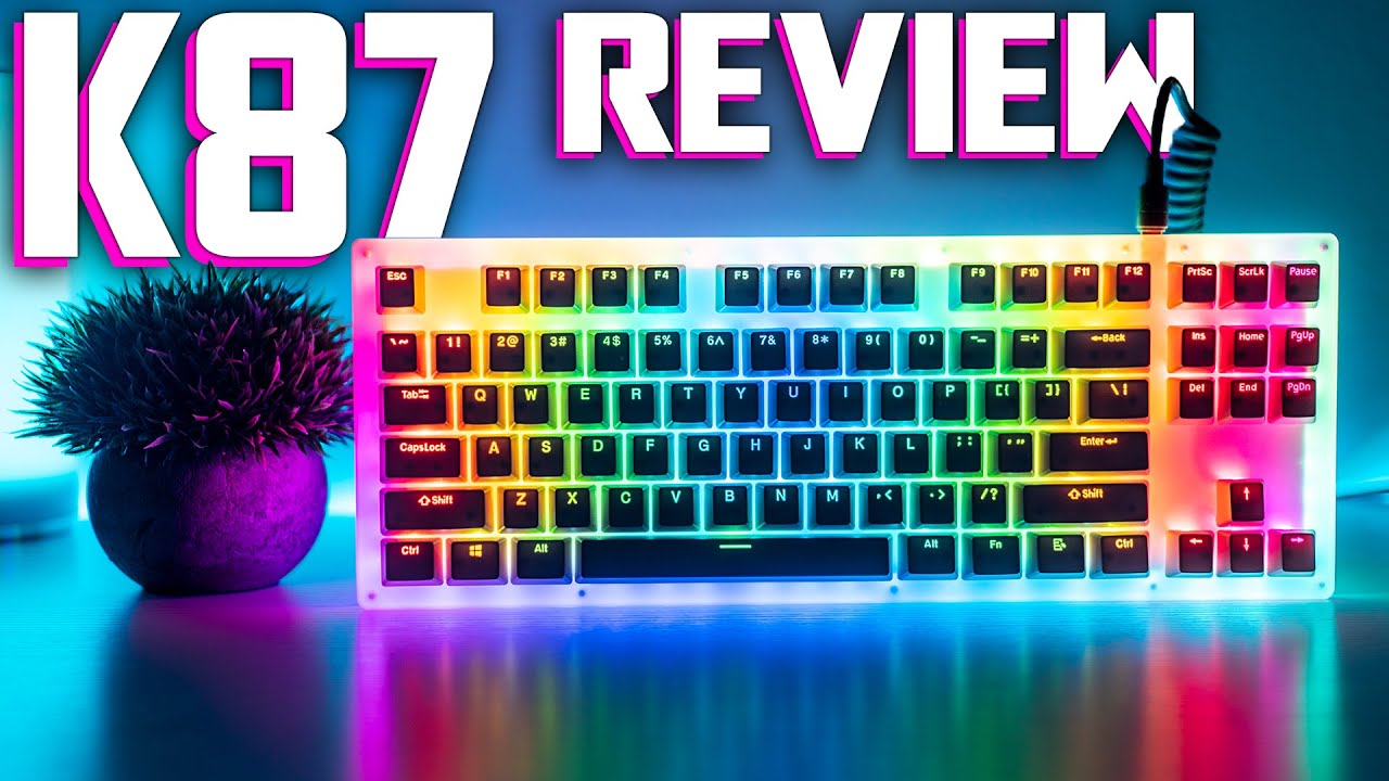 Unboxing and Review - Womier K87 INSANE RGB Mechanical Gaming Keyboard ...