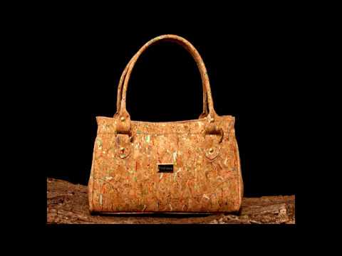 Cork Bag Cork Handbag Purse Handmade Tote Vegan Leather Crossbody ...