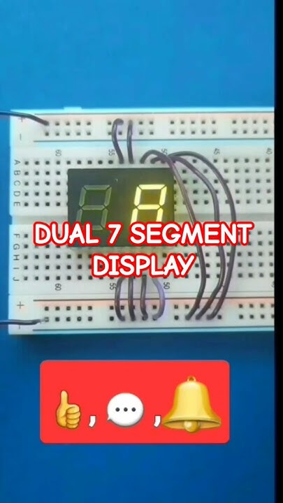 Dual 7-Segment Display Tutorial | Anode vs Cathode Explained + Live ...