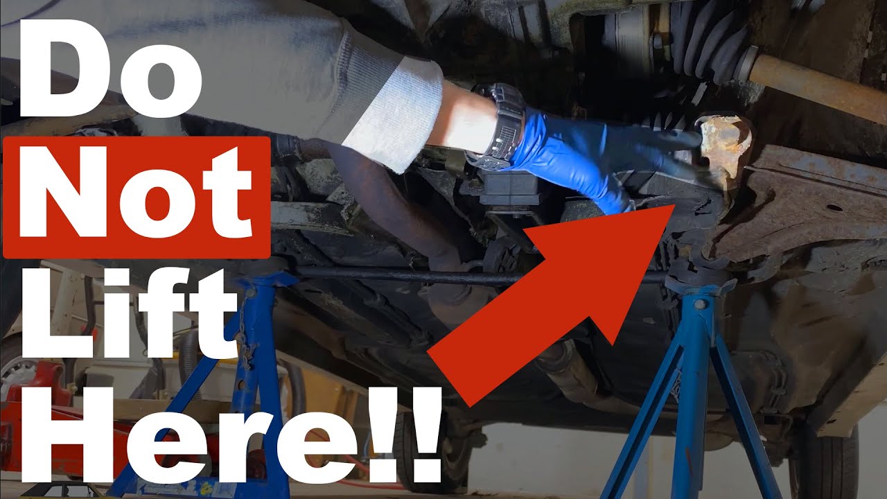 Jacking up a VW MK1 - YouTube
