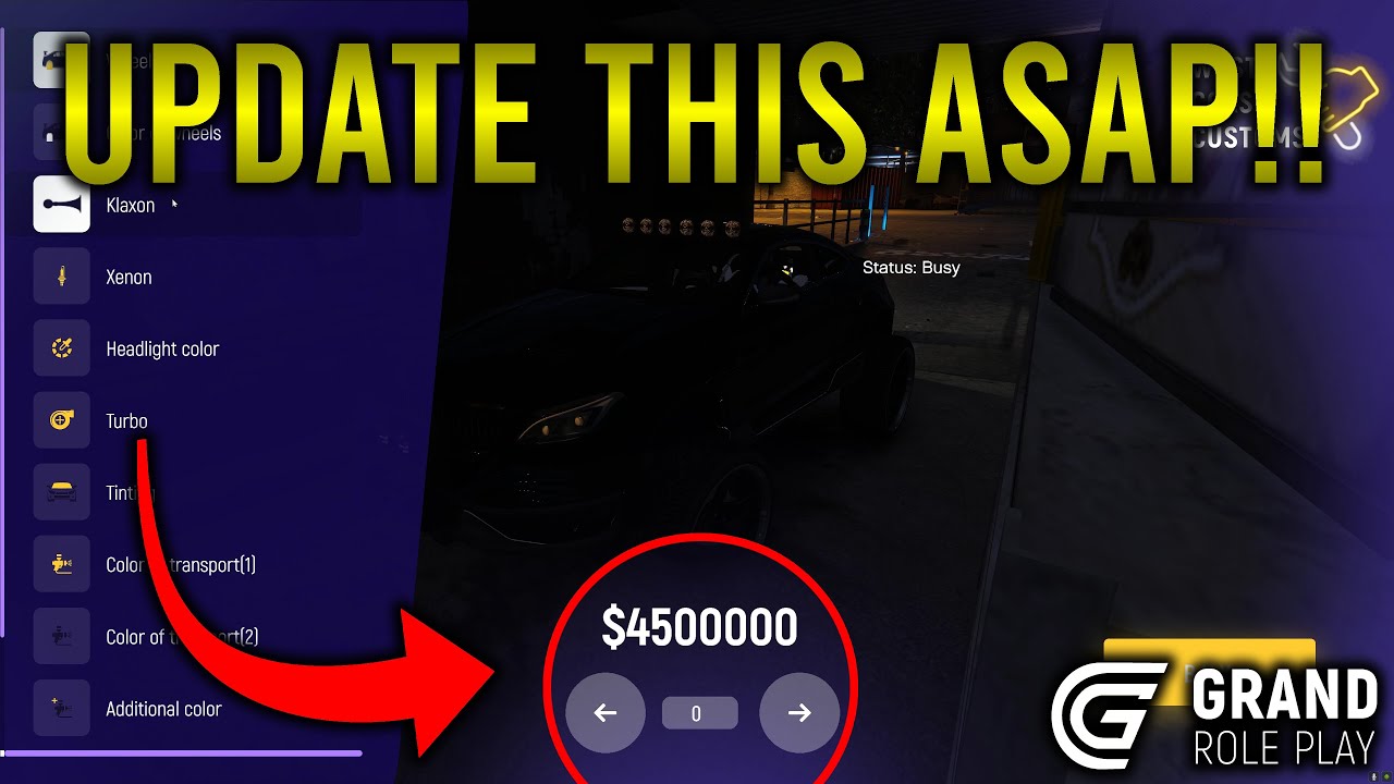 They Need to Update This ASAP to Make Grand RP More Enjoyable - YouTube