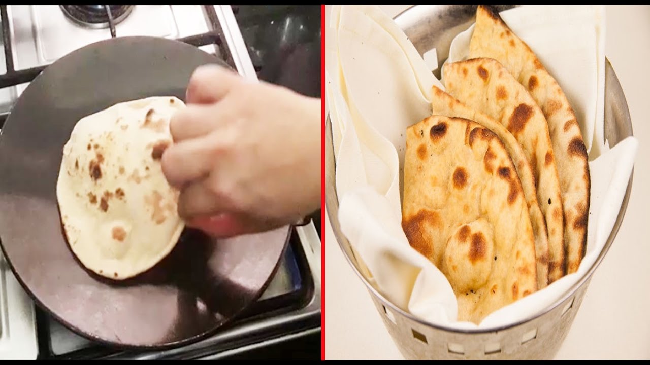Tandoori roti recipe- How to make tandoori roti on tawa | घर पर ही ...