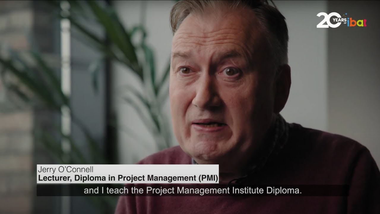 Meet Jerry O’Connell, Lecturer in Project Management at IBAT - YouTube