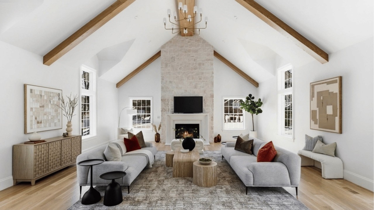 INSIDE a Winchester New Build with Vaulted Ceilings & Designer Finishes ...