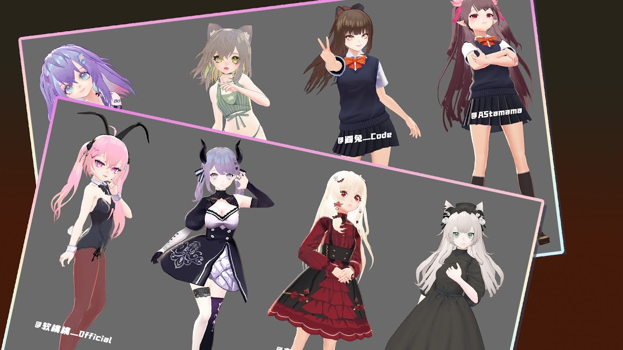 【VROID showcase】I did EIGHT 3D model commssion in TWO months - YouTube